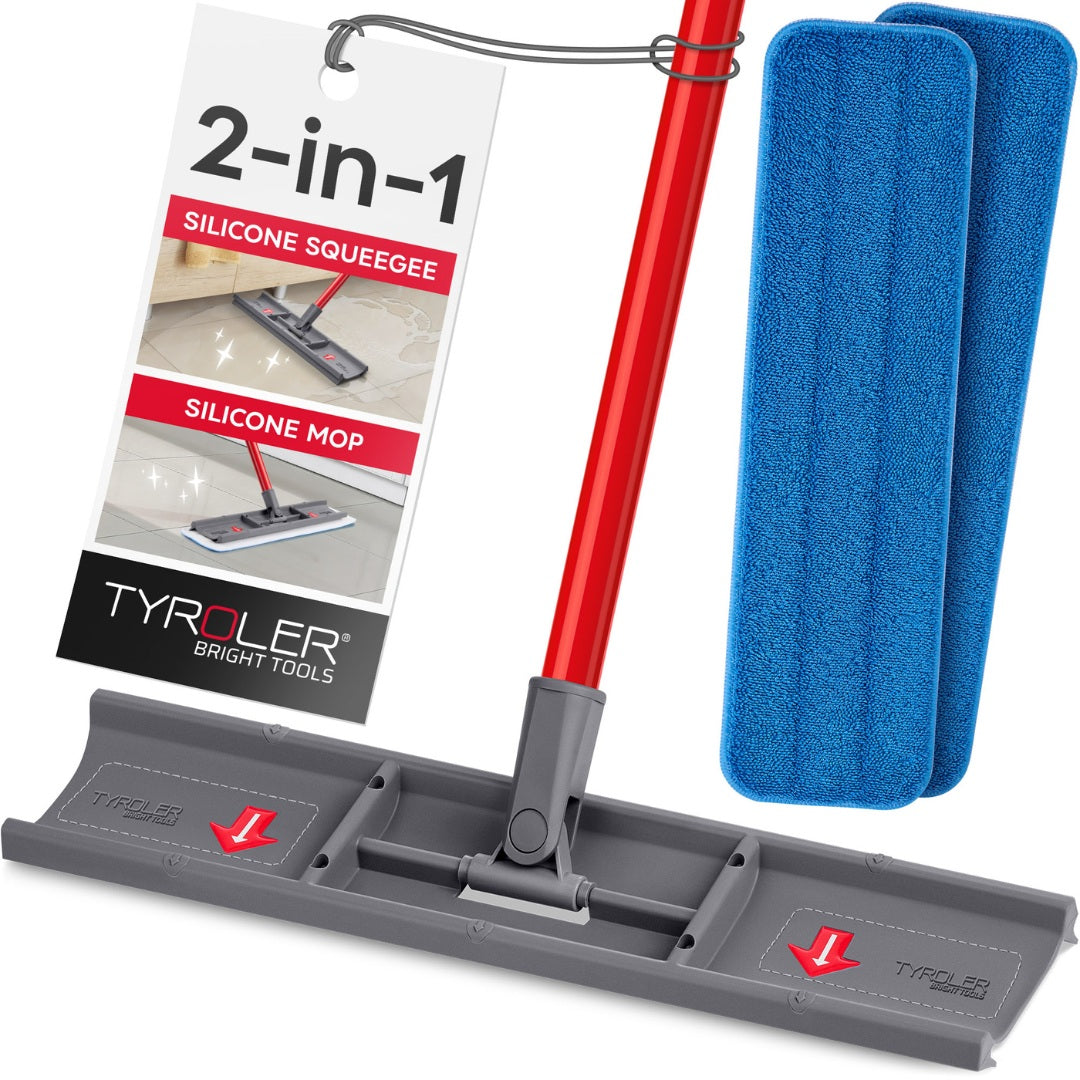 Moppy Shmoppy - 2-in-1 Floor Mop & Squeegee