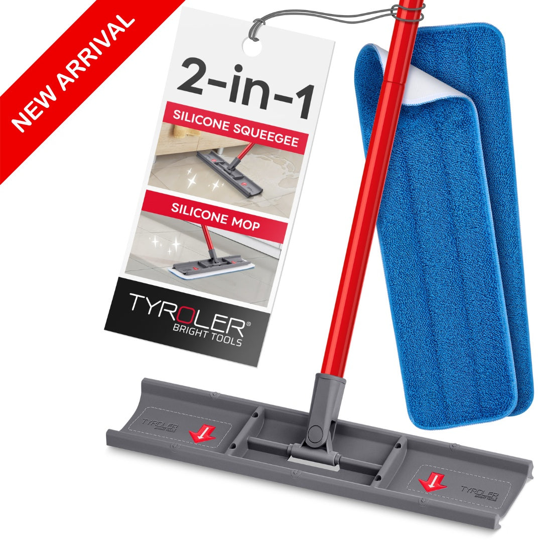 Moppy Shmoppy - 2-in-1 Floor Mop & Squeegee